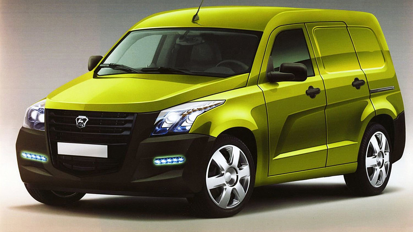 Russischer "VW Caddy": GAZ präsentiert erste Bilder seines neuen Vans ...