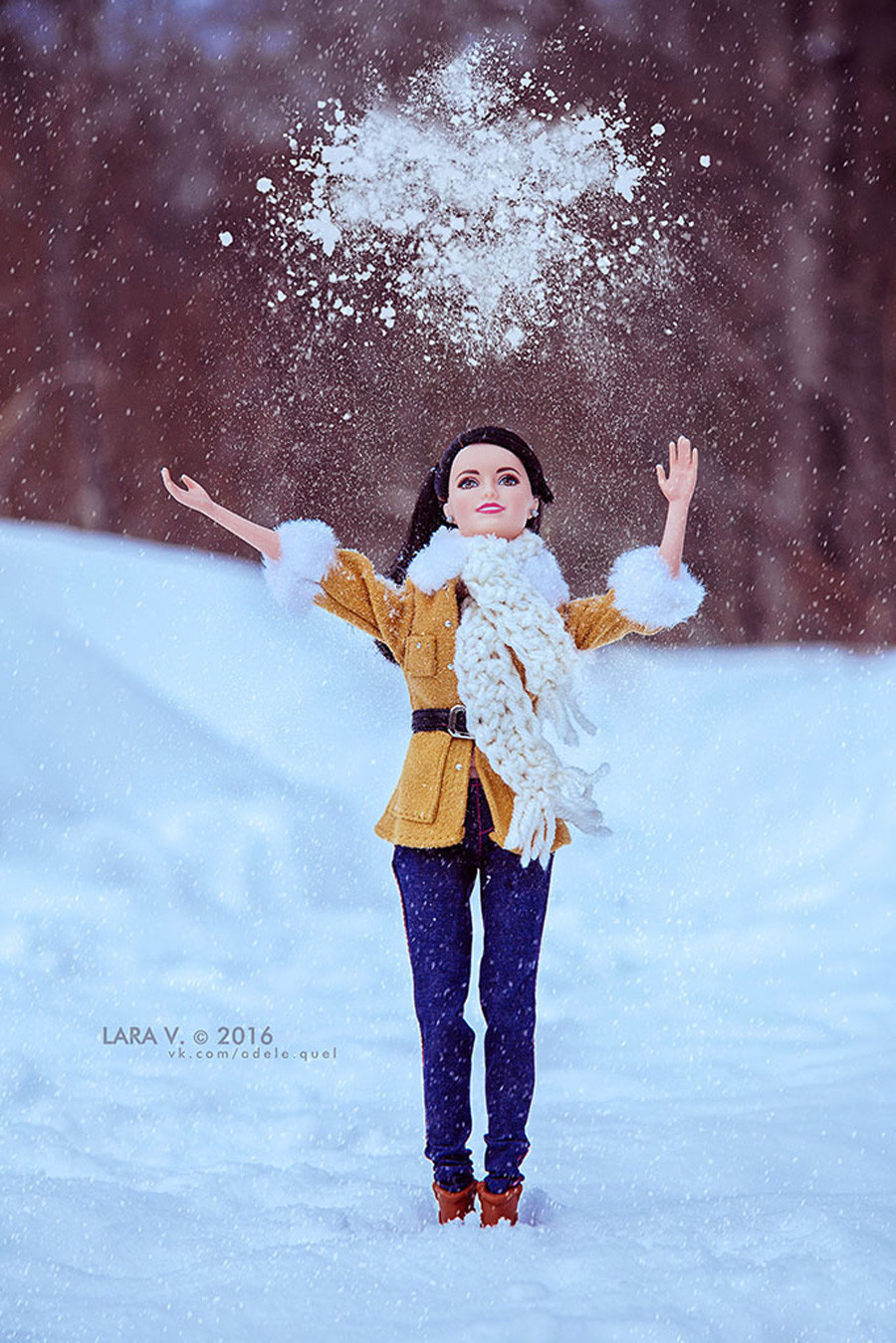 Barbie on set: How Russian photographer brings dolls to life - Russia ...