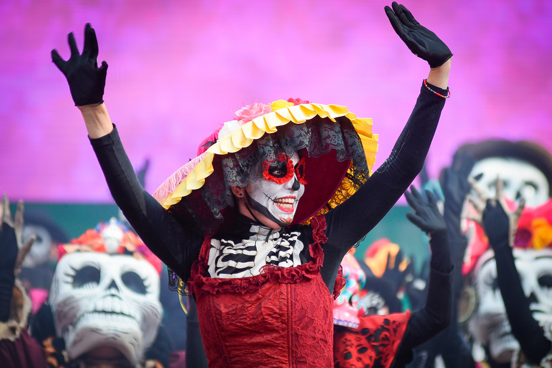 I tifosi messicani hanno organizzato la Festa del Giorno dei Morti a ...