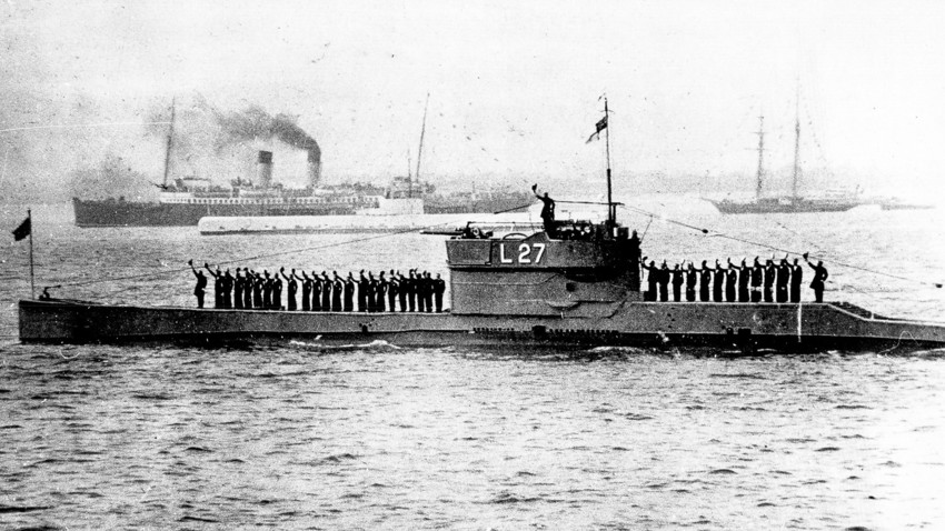 Así protegieron unos submarinos británicos a Rusia durante la Primera ...