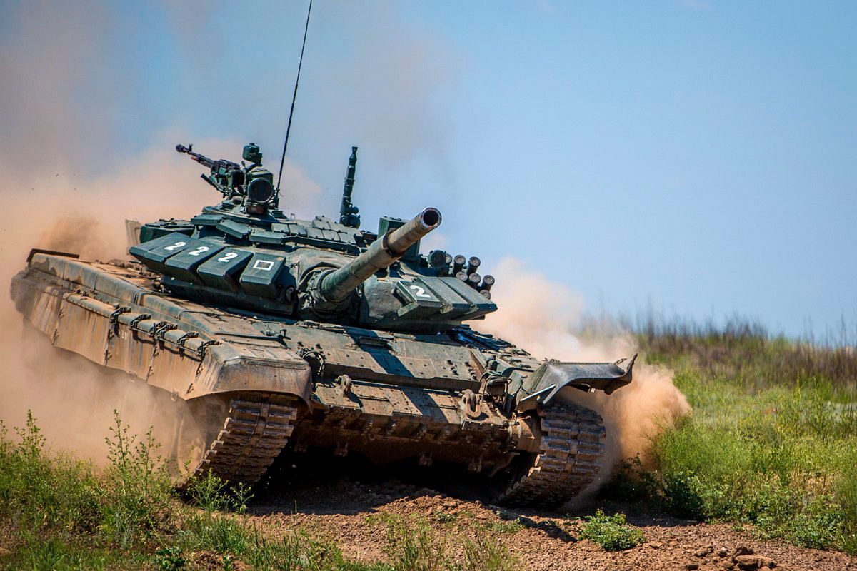 Zum Schutz der russischen Grenzen: Die neue Version des T-72-Panzers ...