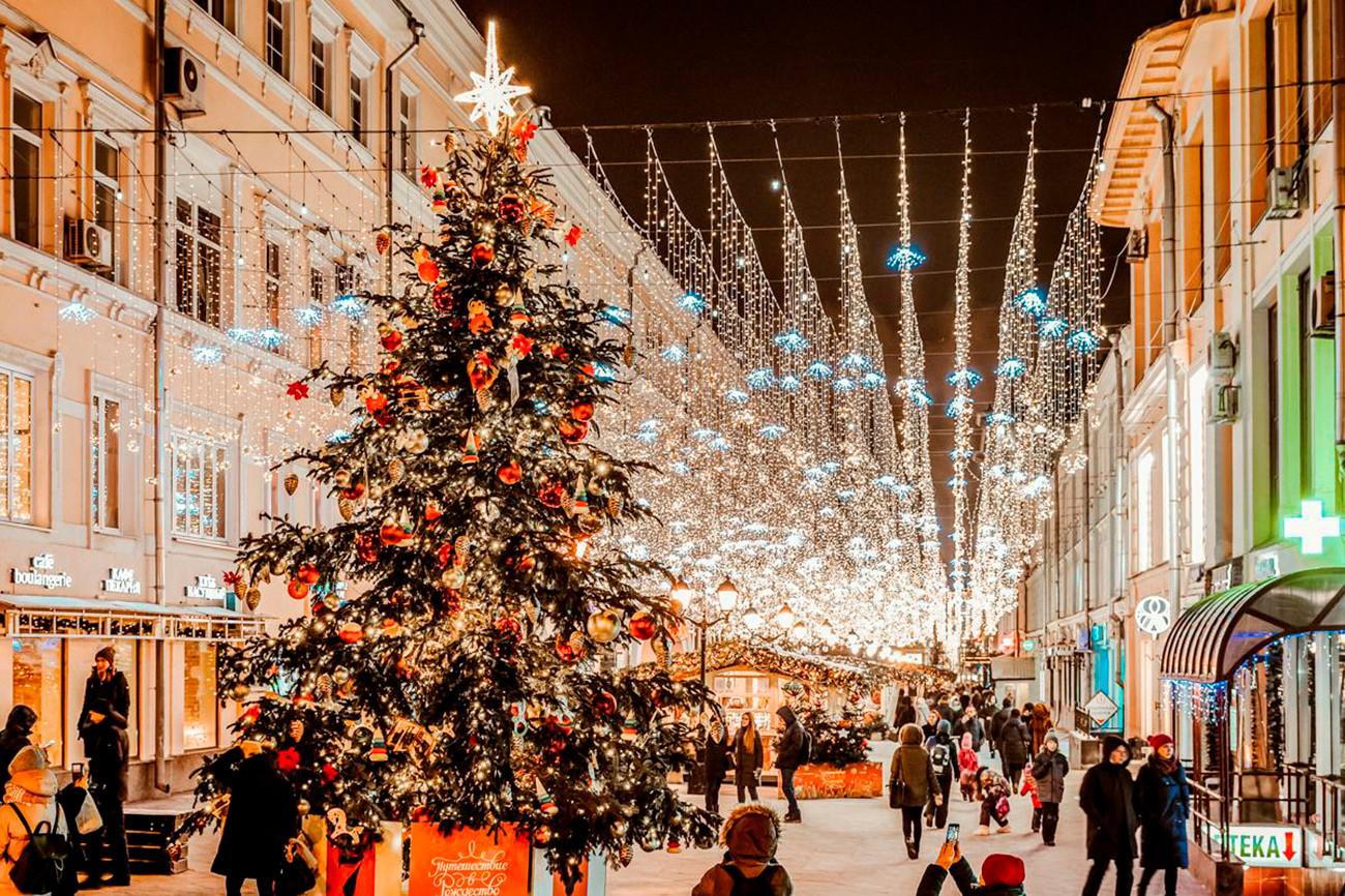 Les rues de Moscou s’illuminent pour le Nouvel an et Noël (en images ...