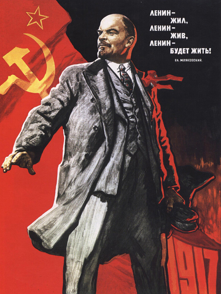 Dipuja Bagai Dewa: Poster-Poster Propaganda Soviet Pascakematian Lenin ...