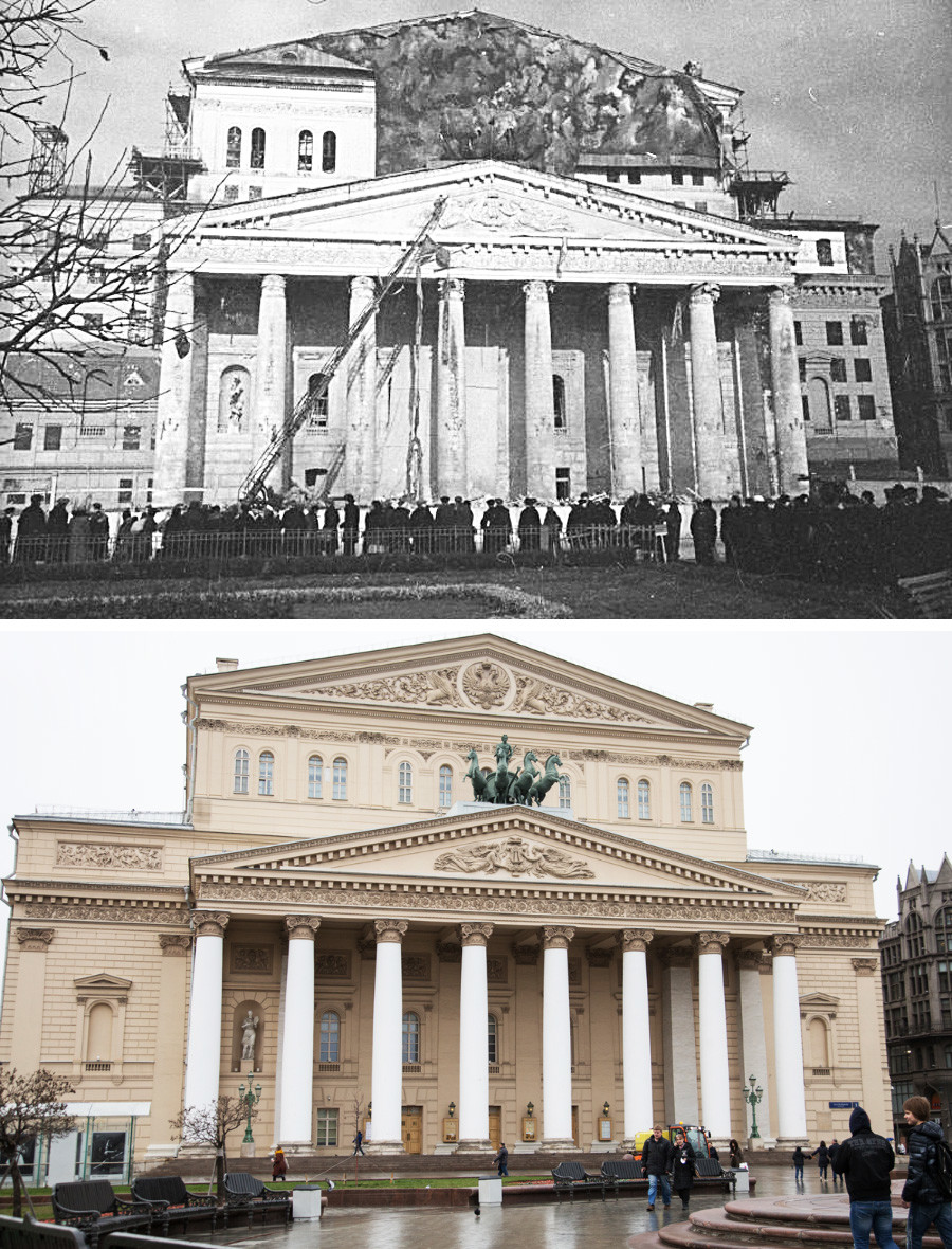 Before and after: Moscow streets during WWII and now - Russia Beyond