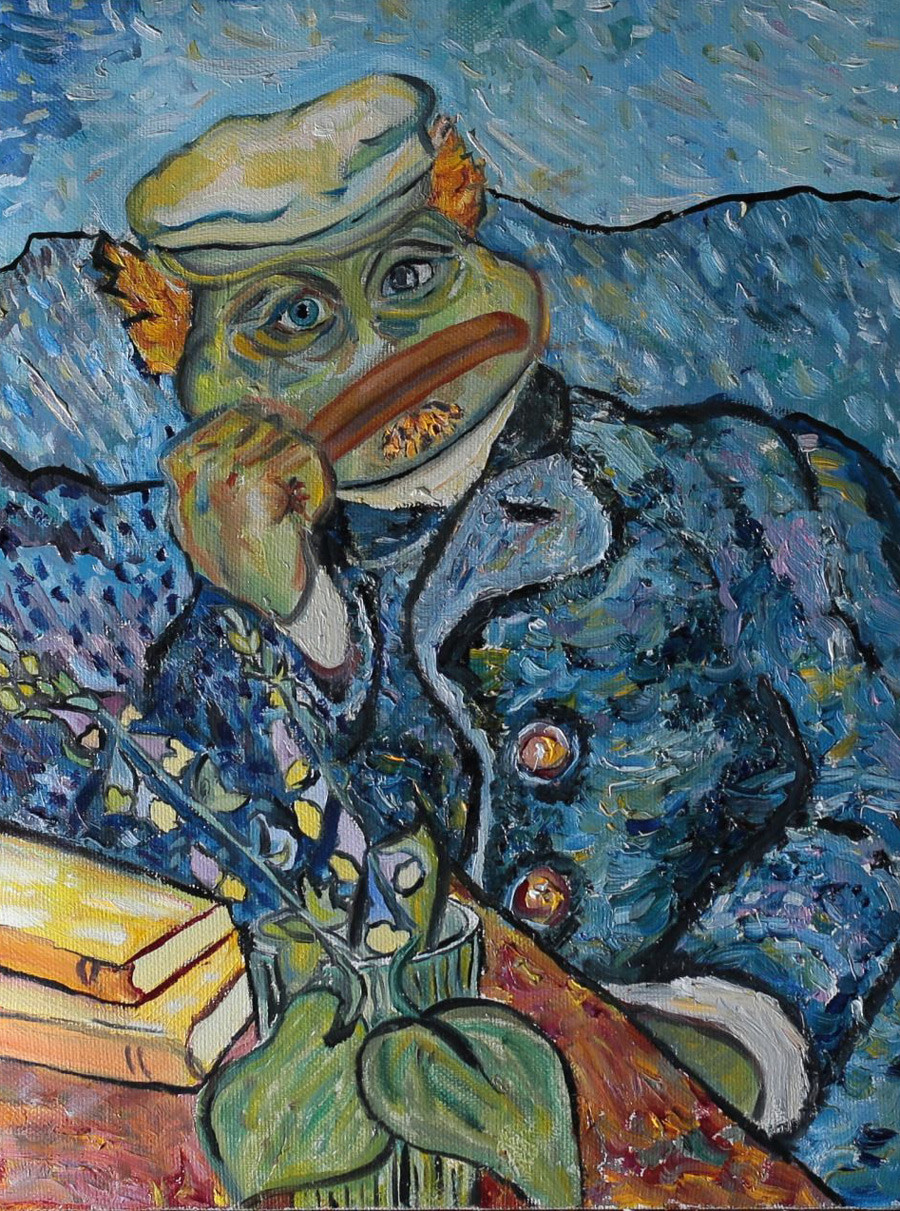 Un’artista russa ha fatto entrare Pepe the Frog, la rana più famosa del ...