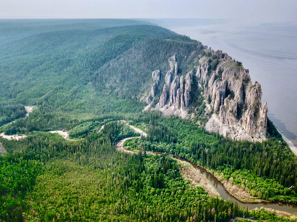 Les colonnes de la Léna, un miracle naturel au beau milieu de la ...