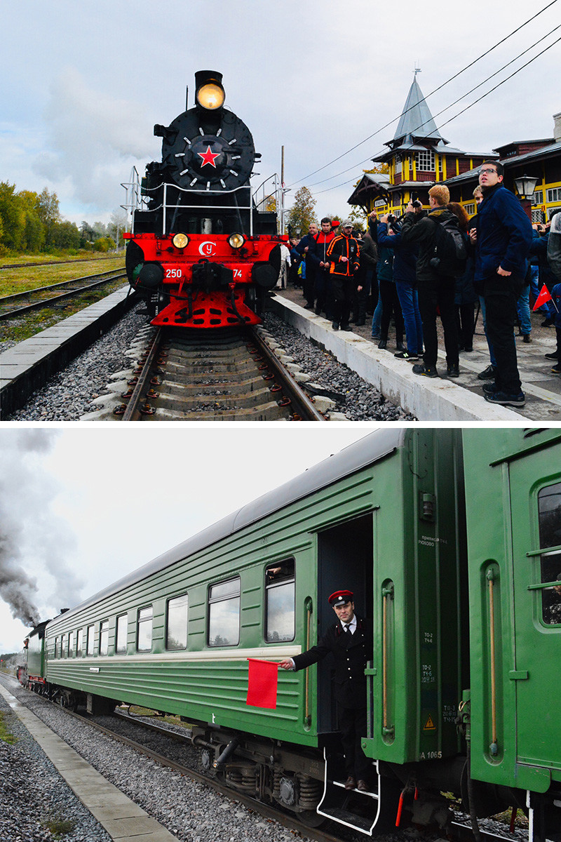 Trens retrô da Rússia transportam passageiros de volta no tempo ...
