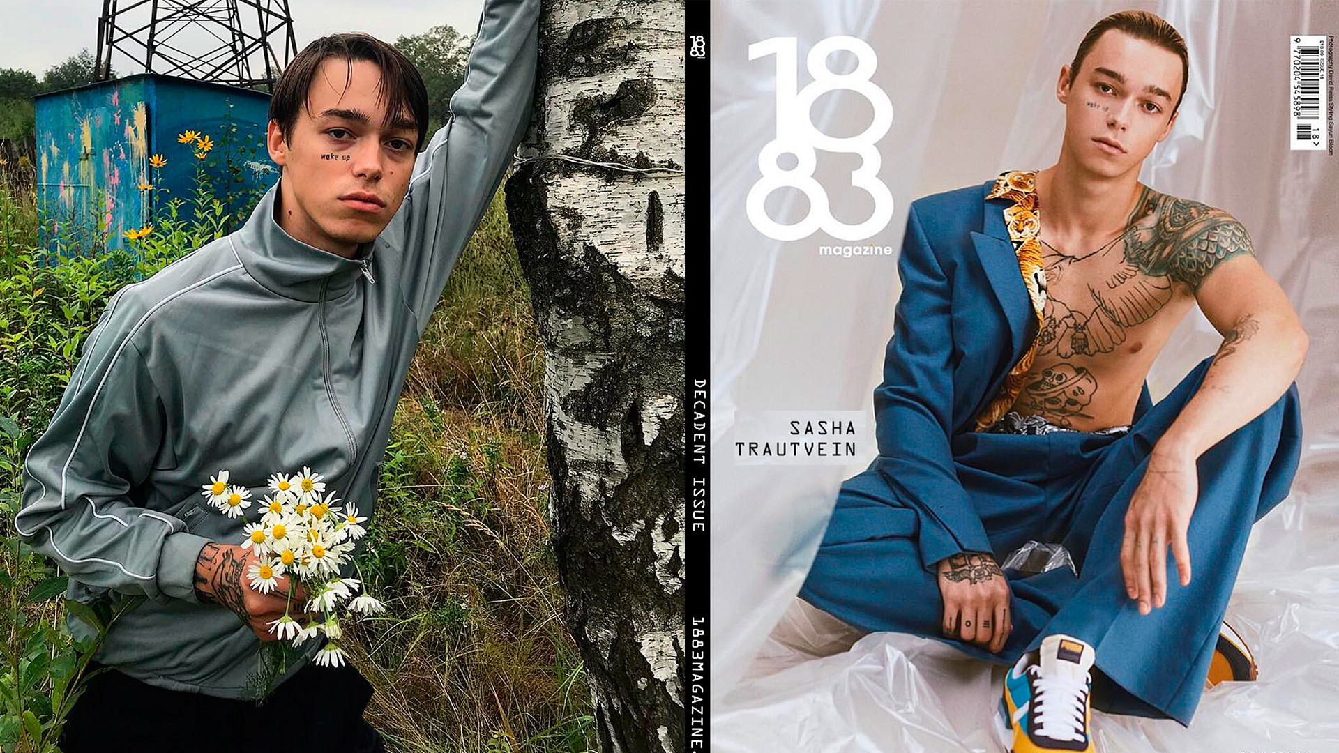 Ecco Sasha Trautvein, il modello russo con il tatuaggio in faccia ...