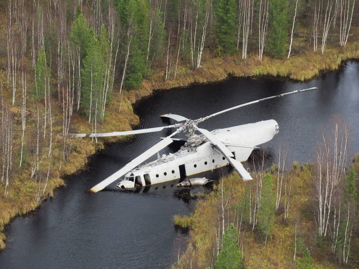 Warum liegt ein Mi-6 Hubschrauber seit 40 Jahren in einem russischen ...
