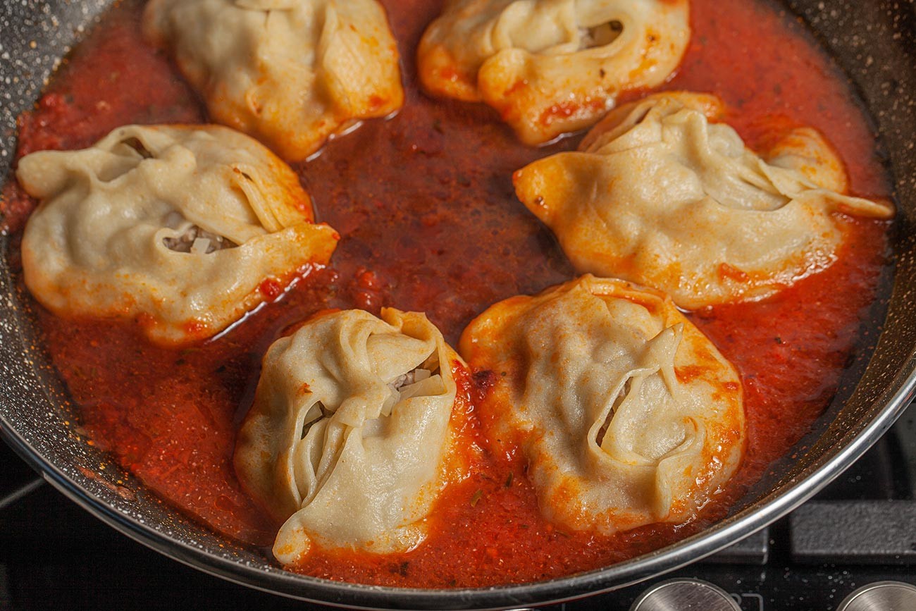 Manty: Huge and tasty dumplings with meat and potatoes (RECIPE ...