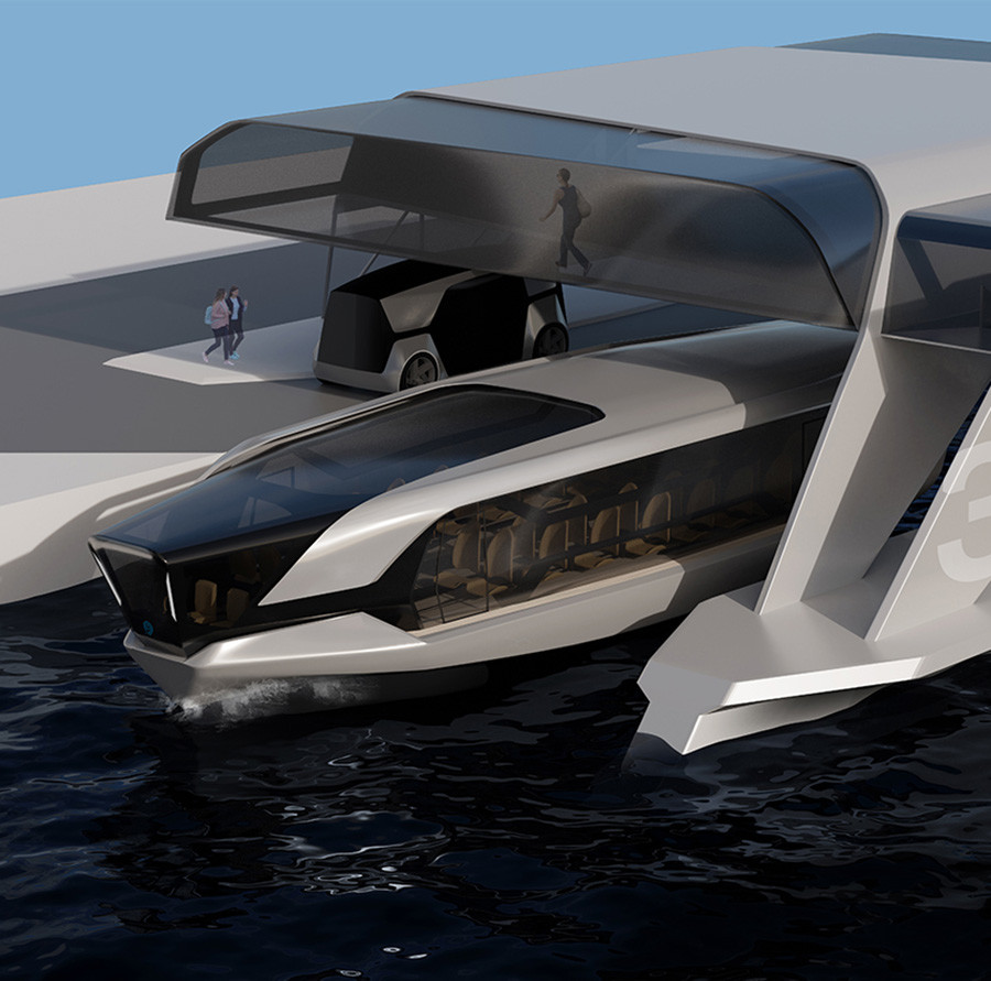 Modernos barcos fluviales que podrán navegar en el Moscova en 2022 ...