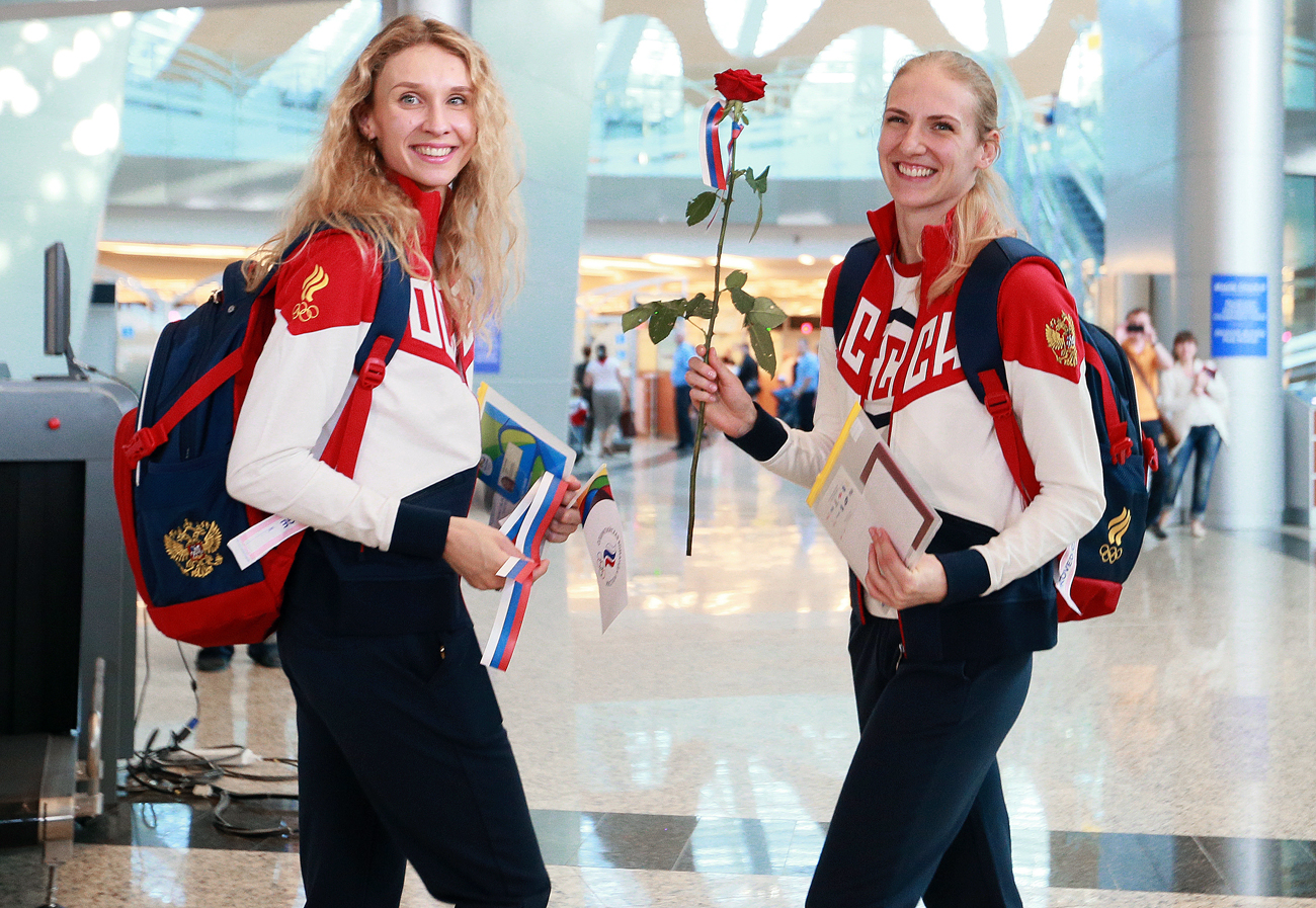 Photo of the day: Russian Olympic team departs for Rio de Janeiro ...