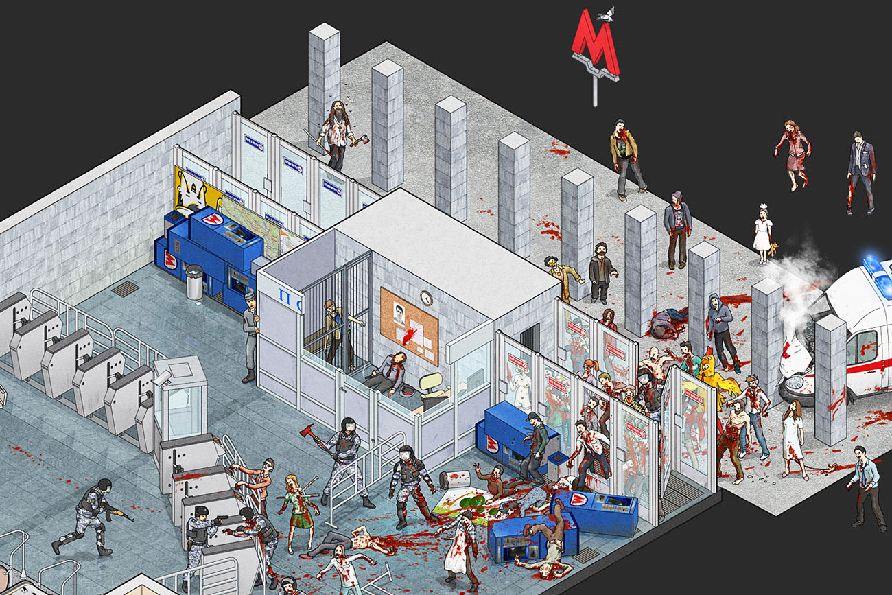How to survive a zombie apocalypse in Moscow’s Metro - Russia Beyond
