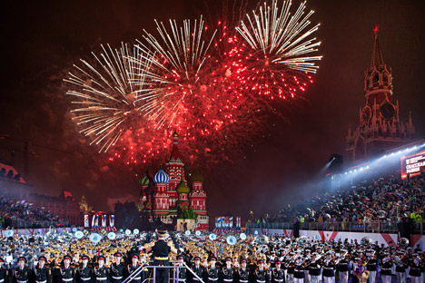Musicians and dancers from around the world converge on Red Square ...
