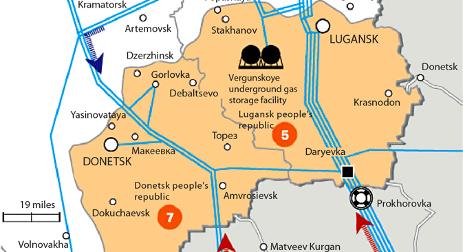 Gas pipelines through the Donbass - Russia Beyond