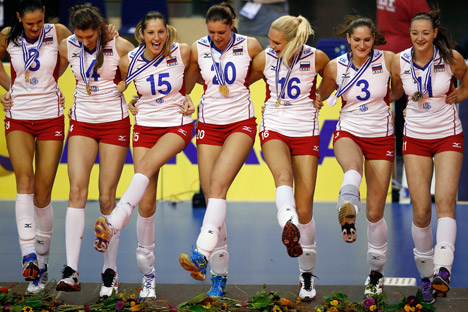 Russian women's volleyball team wins European championship - Russia Beyond